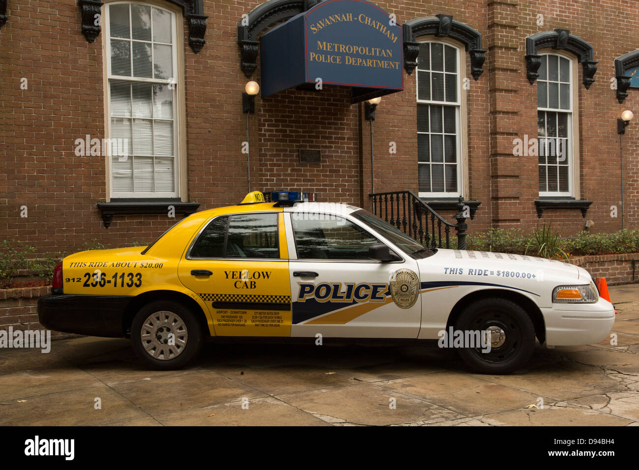Display vehicle outside the Savannah-Chatham Police Department Stock ...