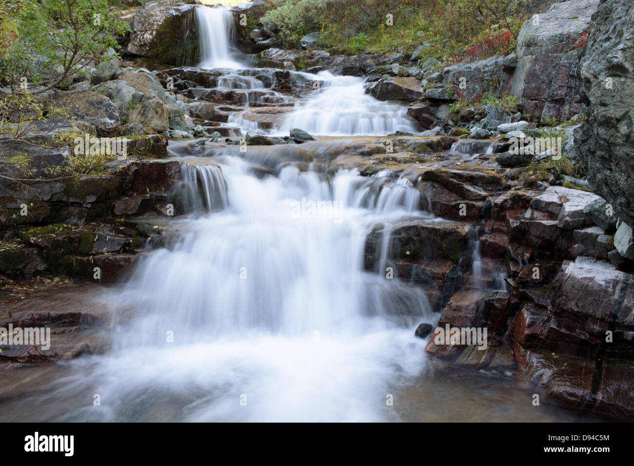 View of waterfall Stock Photo - Alamy