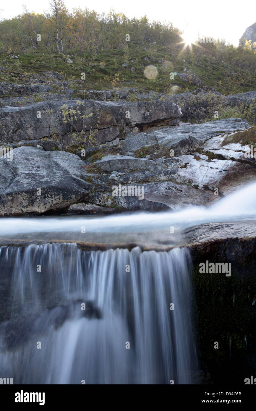 View of waterfall Stock Photo - Alamy