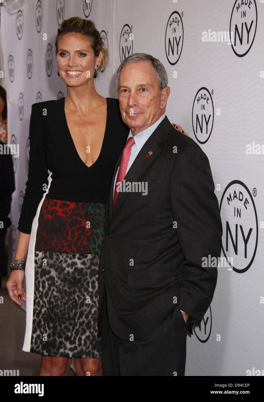 Heidi klum and michael bloomberg hi-res stock photography and images ...
