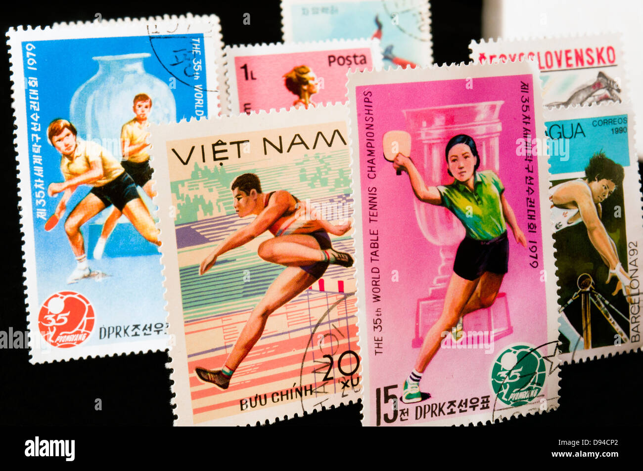 Sports Women Postage Stamp High Resolution Stock Photography and Images ...