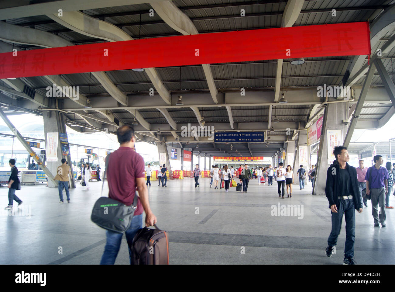Dongguan bus station of the passenger, in China Stock Photo - Alamy