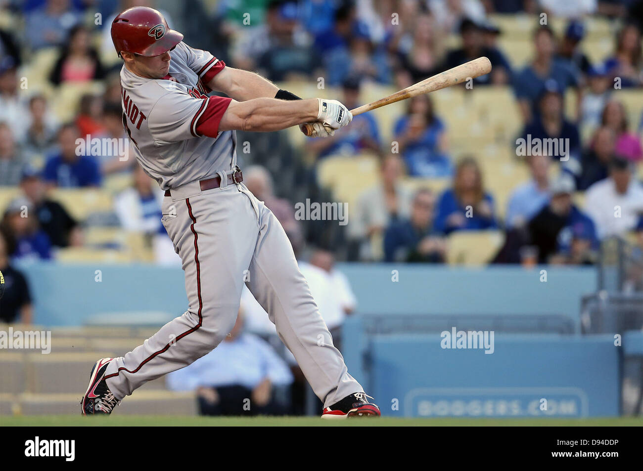 Los Angeles, California, USA. 10th June, 2013. Arizona Diamondbacks ...