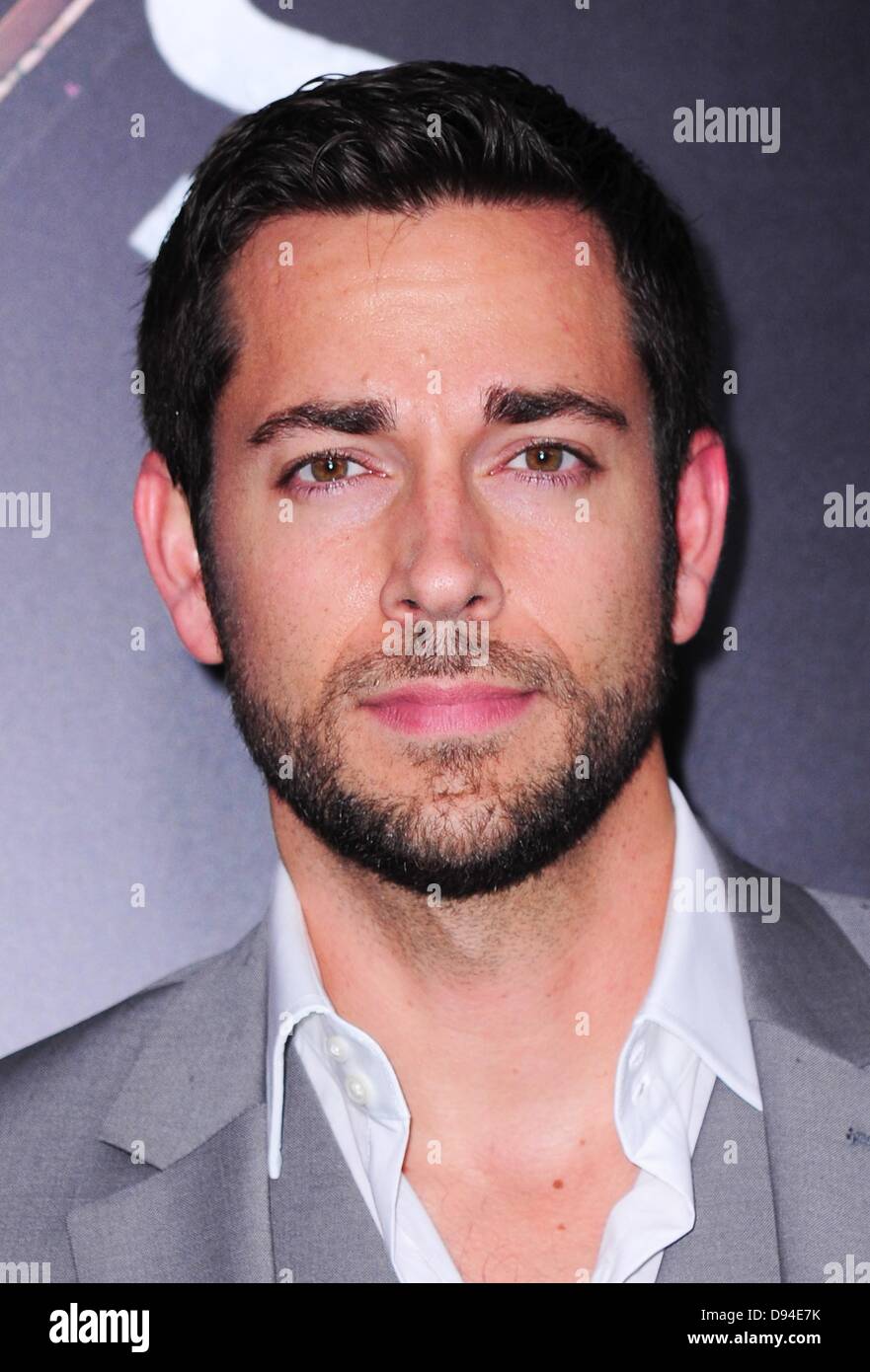 New York, USA. 10th June, 2013. Zach Levi at arrivals for MAN OF STEEL ...