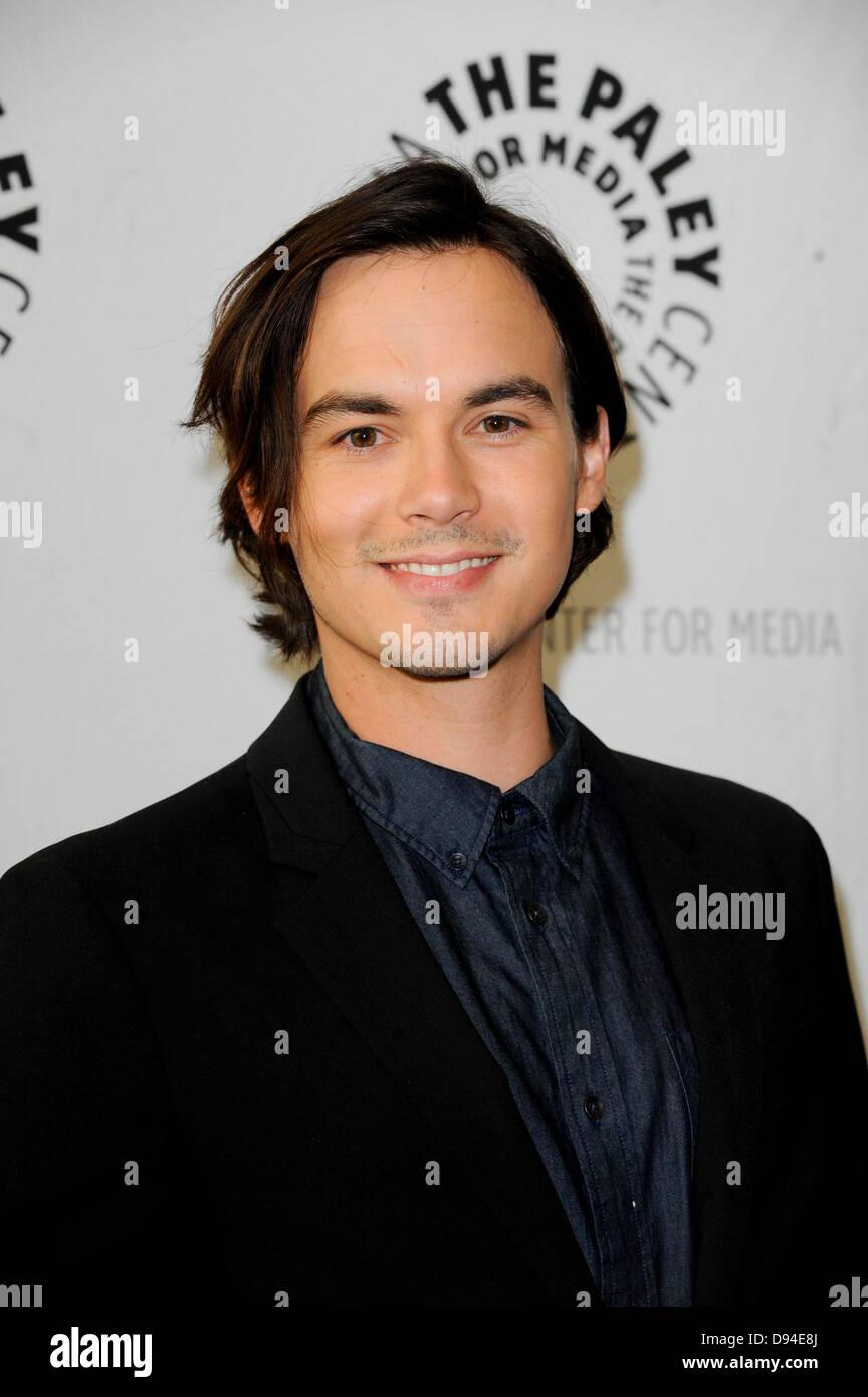 Los Angeles, USA. 10th June, 2013. Tyler Blackburn at arrivals for ...