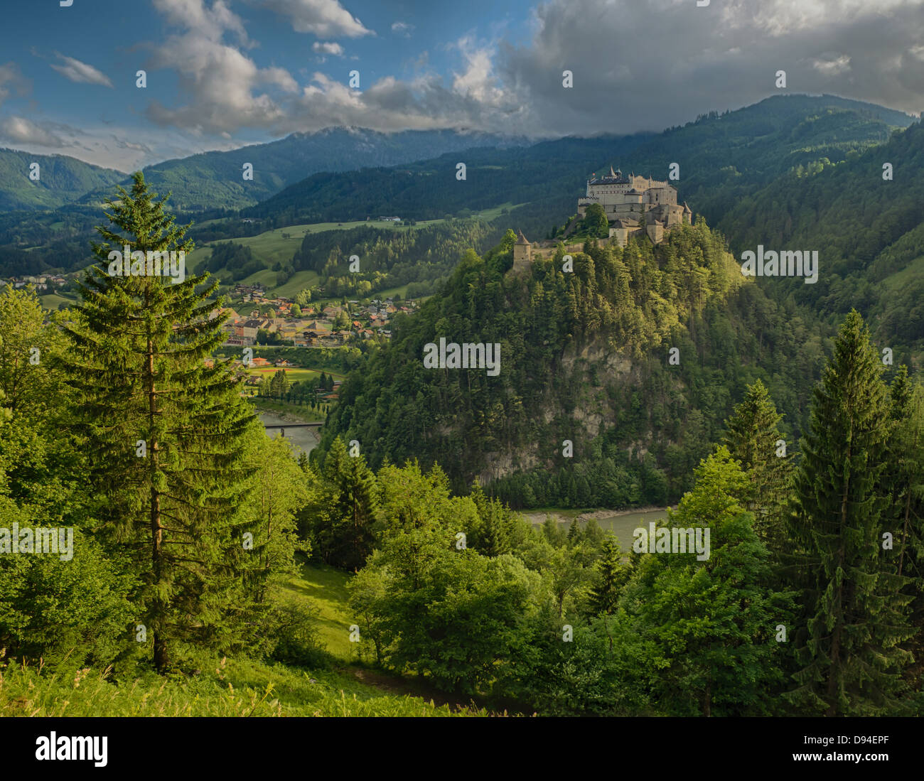 Hohenwerfen castle hi-res stock photography and images - Alamy