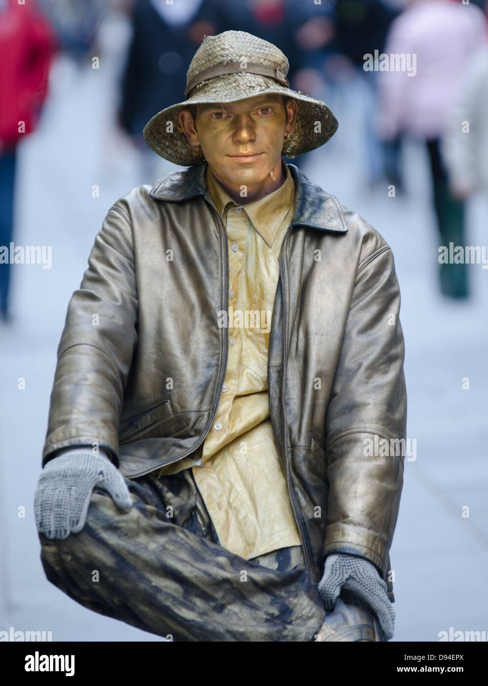 A portrait of a street actor Stock Photo - Alamy