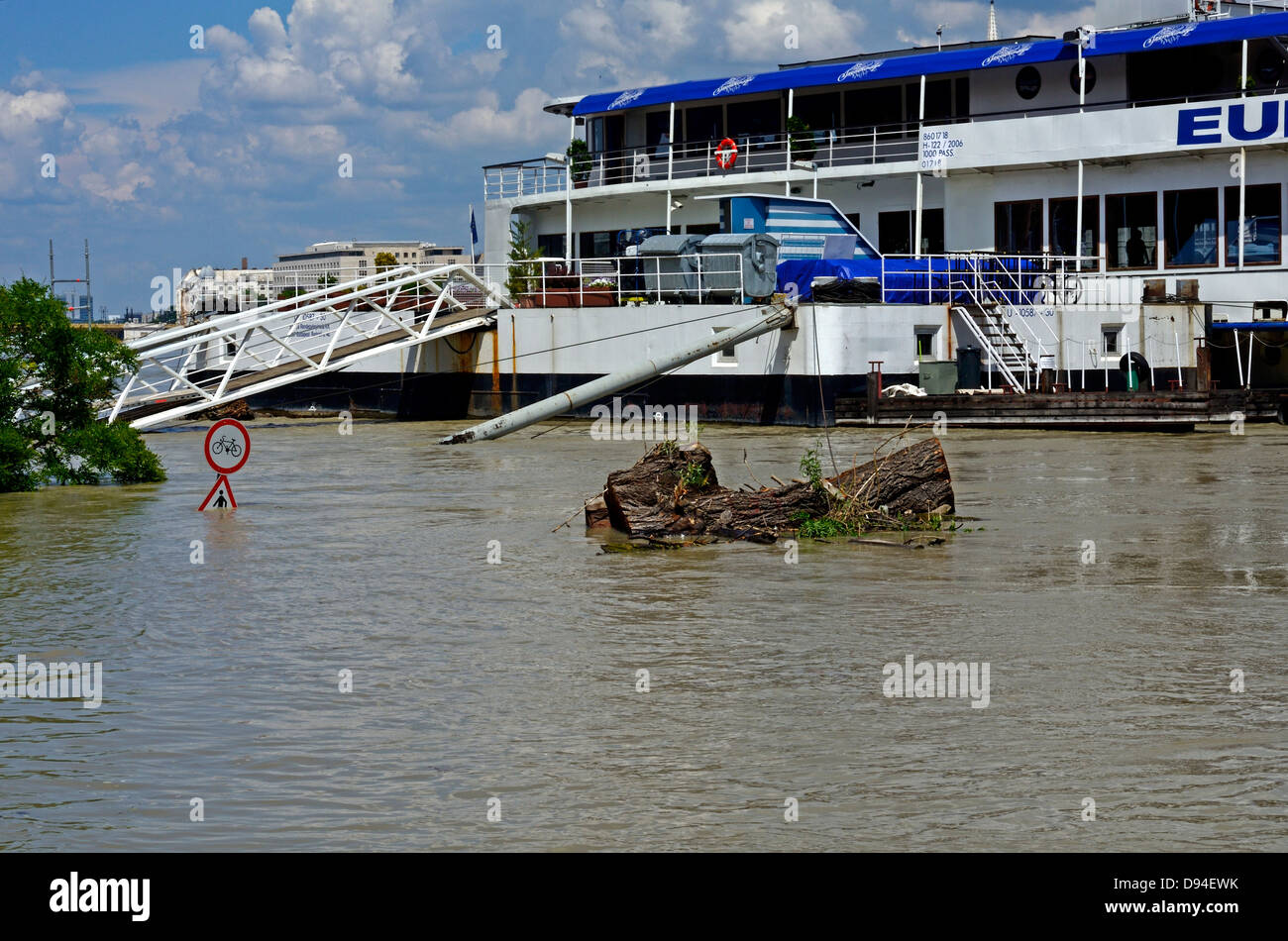 Flooding danube duna river in hi-res stock photography and images - Alamy