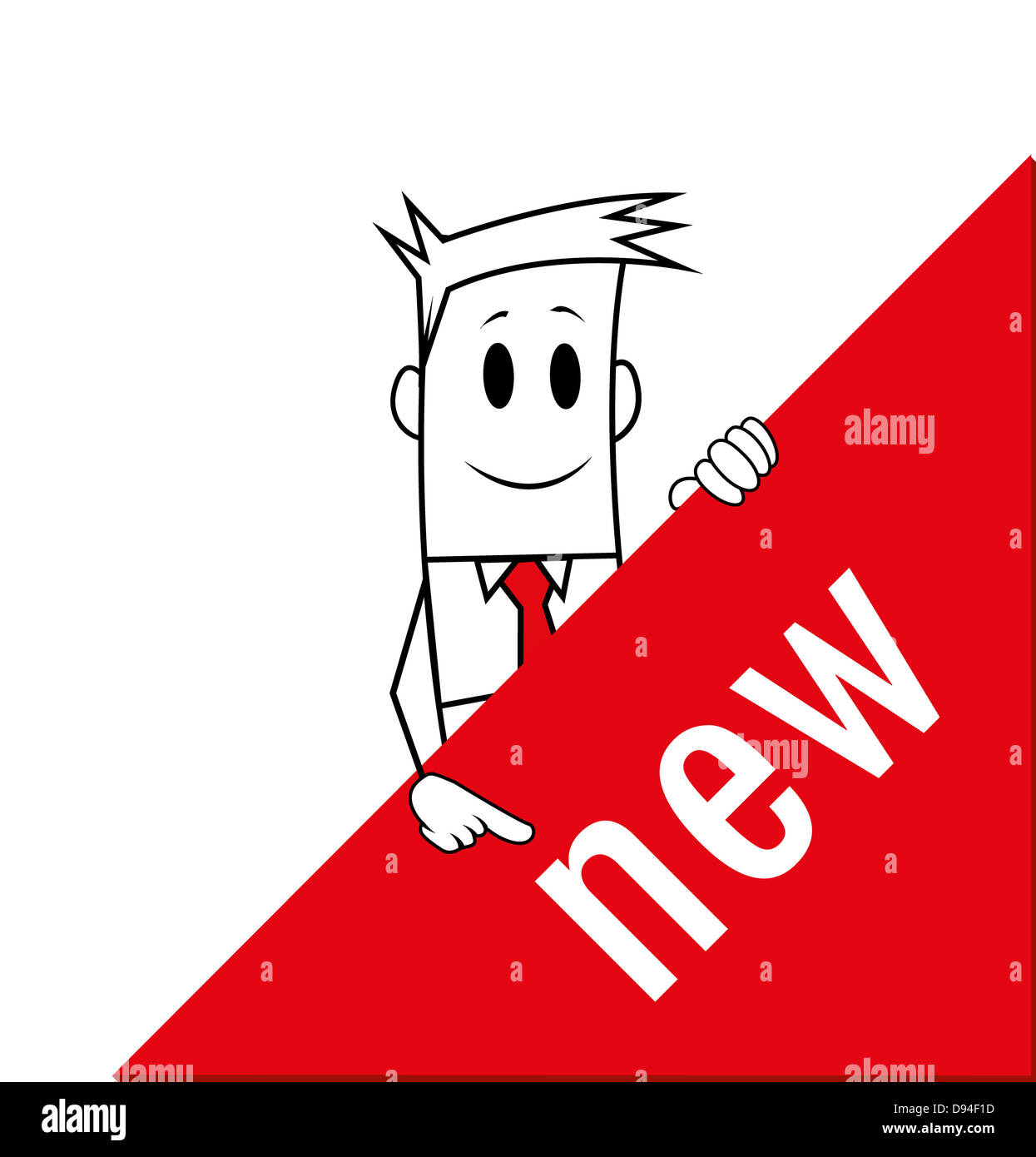 Square guy-New Tag-right Stock Photo - Alamy