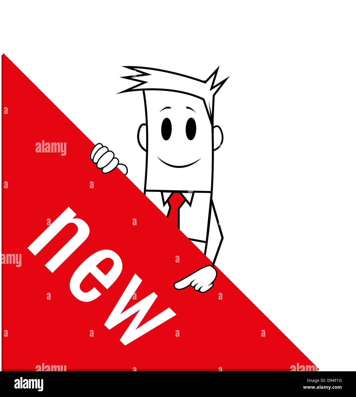 Square guy-New Tag-left Stock Photo - Alamy