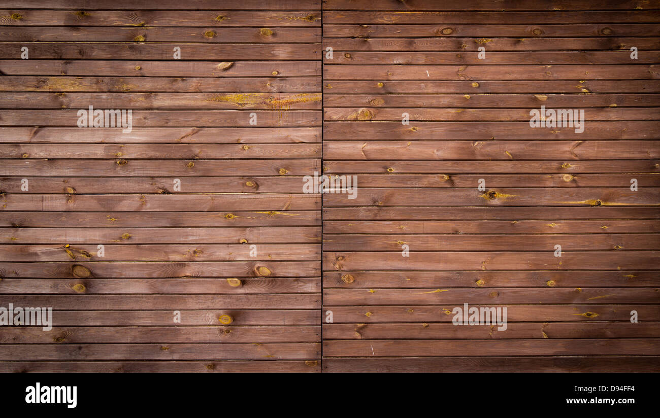 Brown painted wood wall - texture or background Stock Photo - Alamy