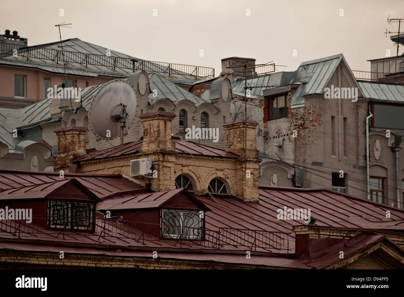 rooftop view, moscow, russia Stock Photo - Alamy