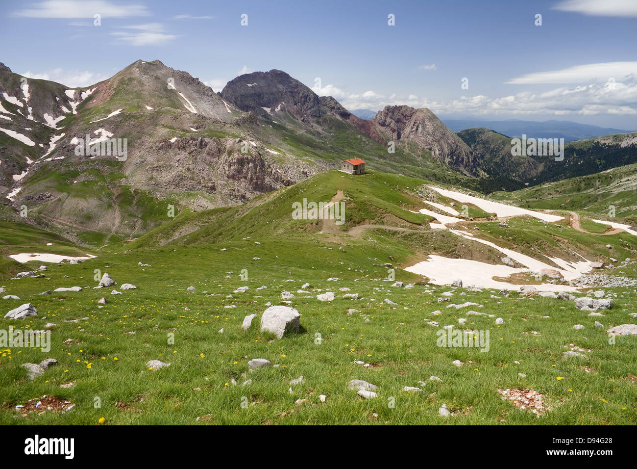 A view to summits of Vardousia Mountain, central Greece Stock Photo - Alamy