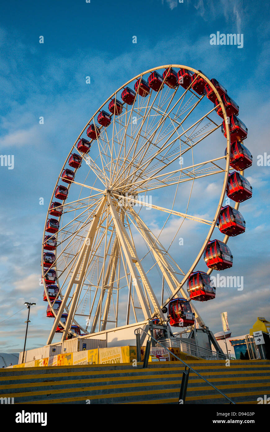 A ferris wheel set to spin thrill seekers at the Royal Melbourne Show ...
