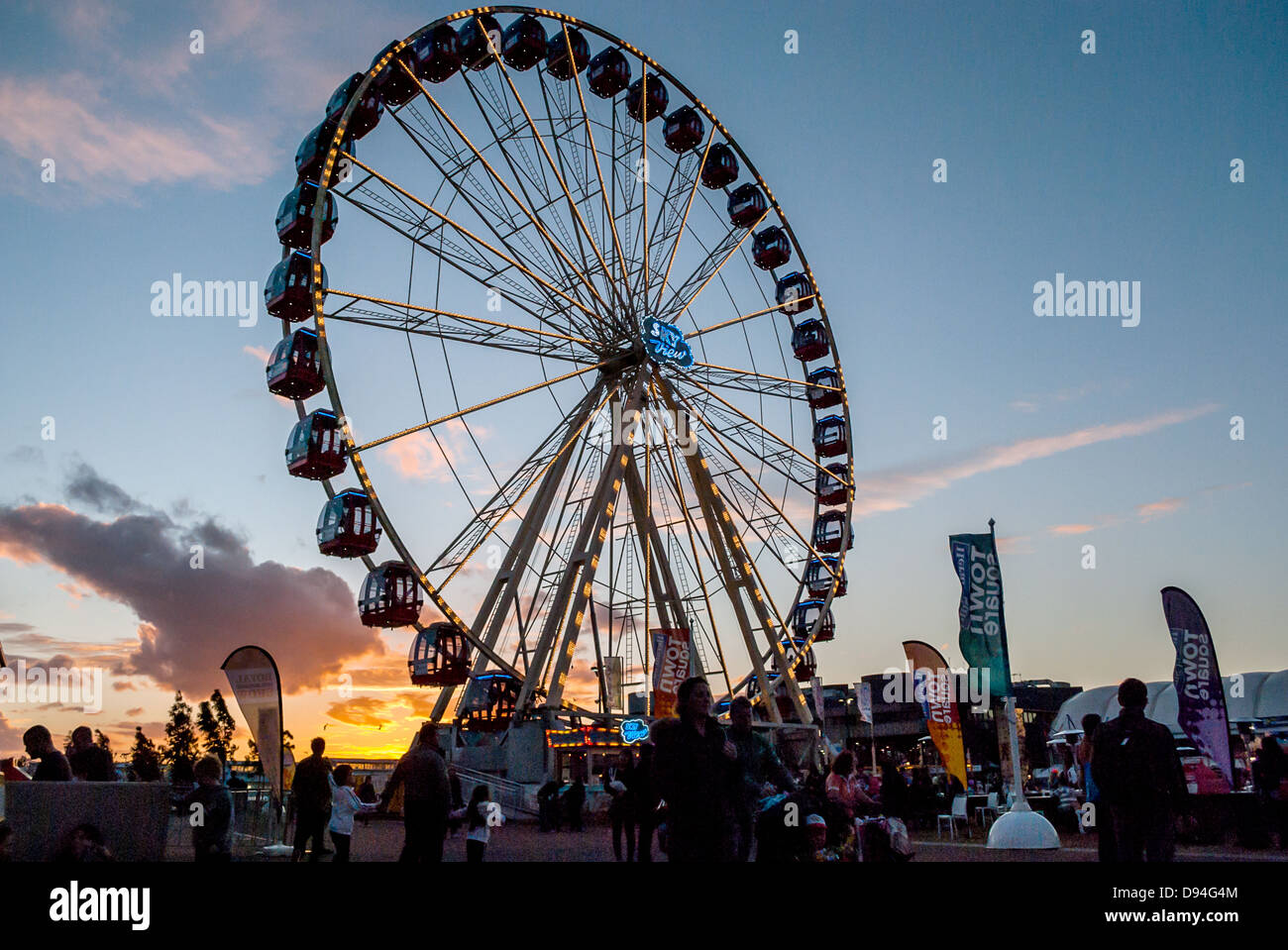 A ferris wheel set to spin thrill seekers at the Royal Melbourne Show ...