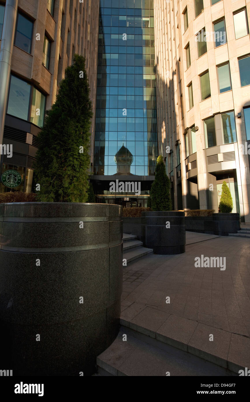 church at new office center "white square", moscow, russia Stock Photo ...