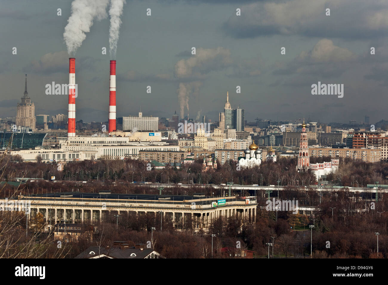 Moscow city view skyscrapers hi-res stock photography and images - Alamy