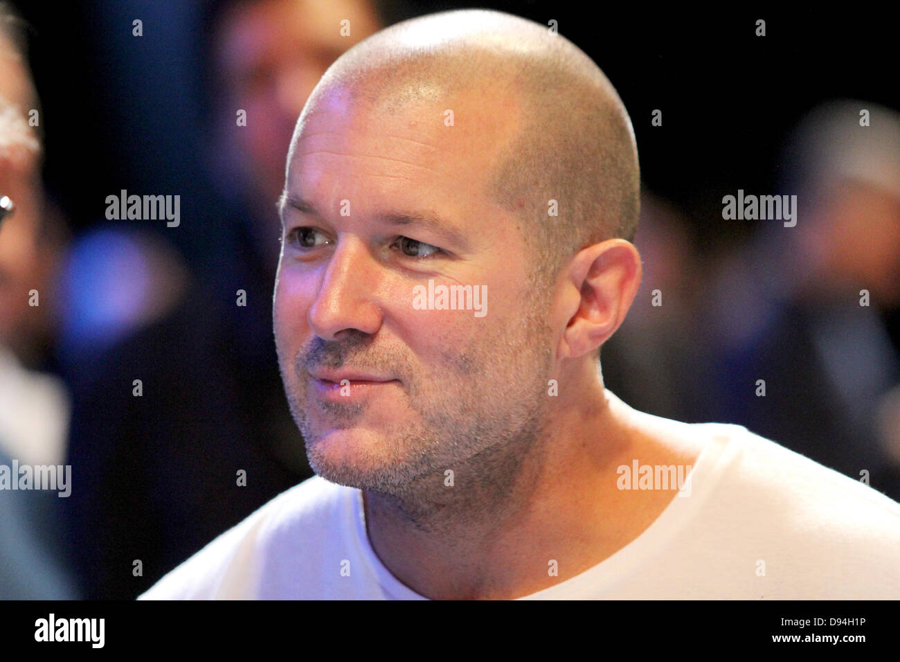 Apple's Senior Vice President of Industrial Design Jony Ive smiles ...