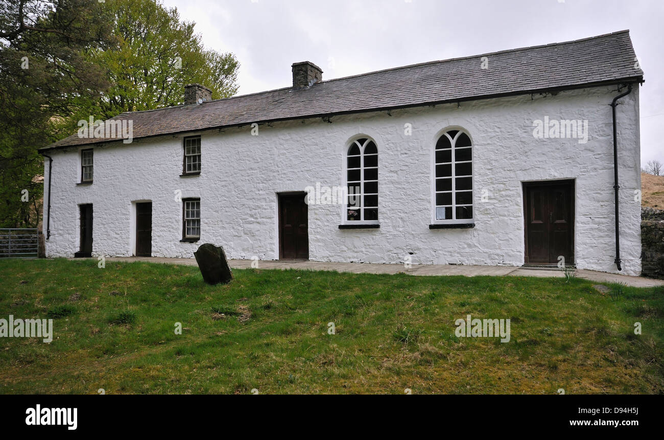 Chapel Soar y Mynydd in the Tywi Forest near Llyn Brianne Stock Photo ...