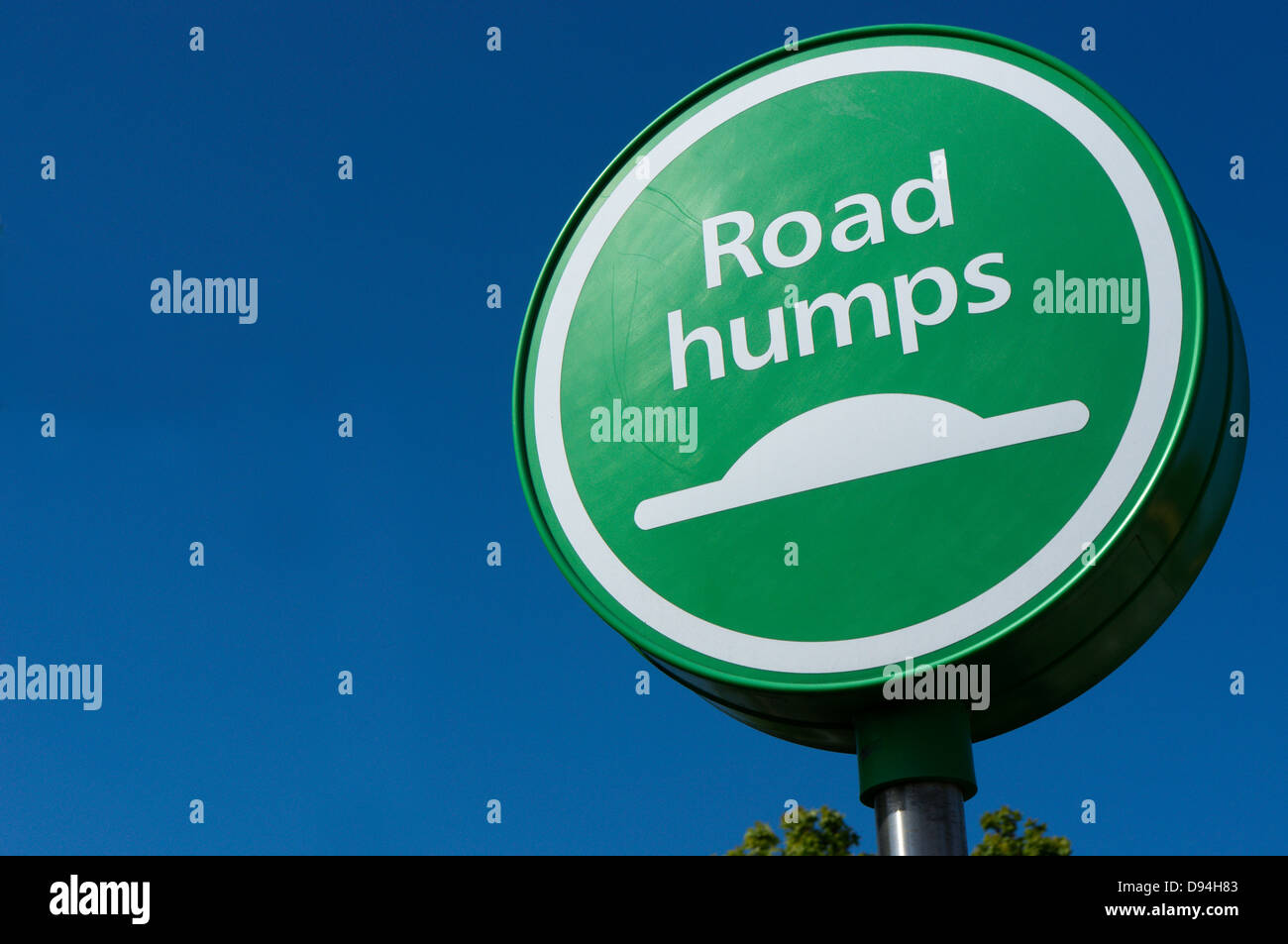 Humps road sign hi-res stock photography and images - Alamy