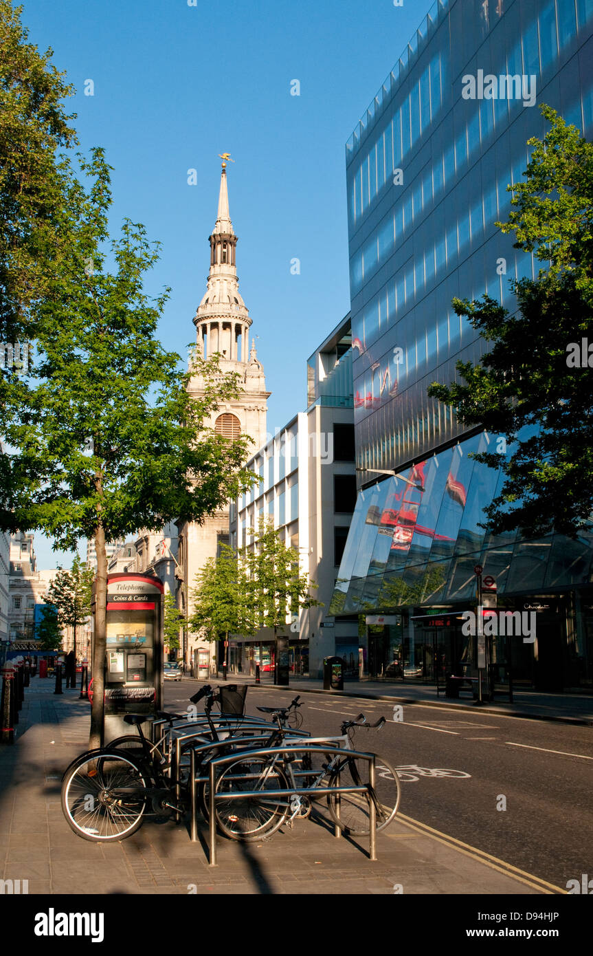 St mary le bow church on cheapside hi-res stock photography and images ...