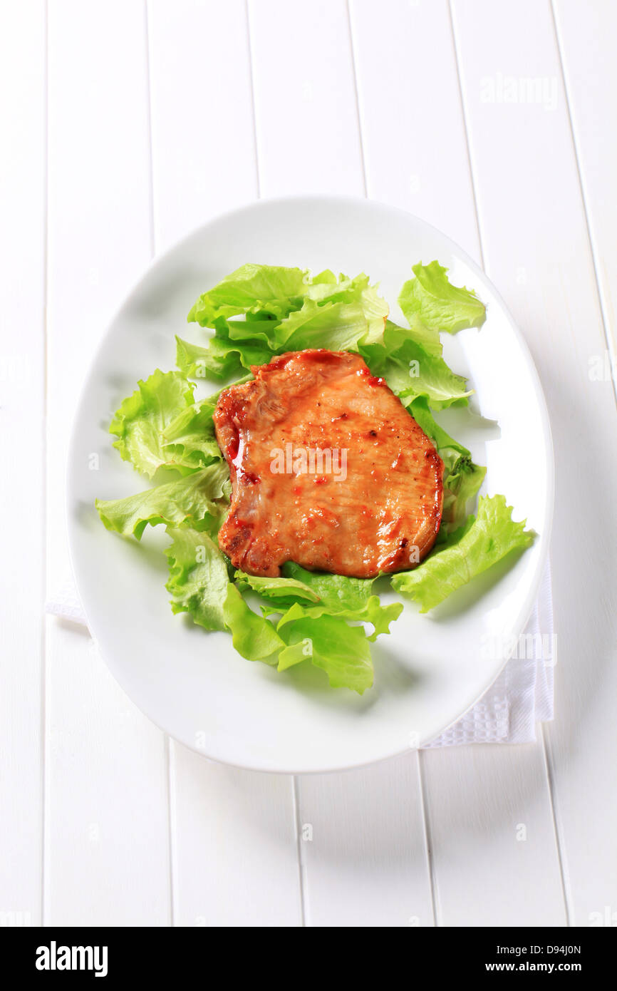 Marinated chili pork fried hi-res stock photography and images - Alamy