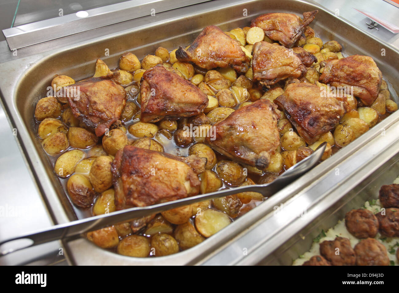 Tray full of delicious food Stock Photo - Alamy