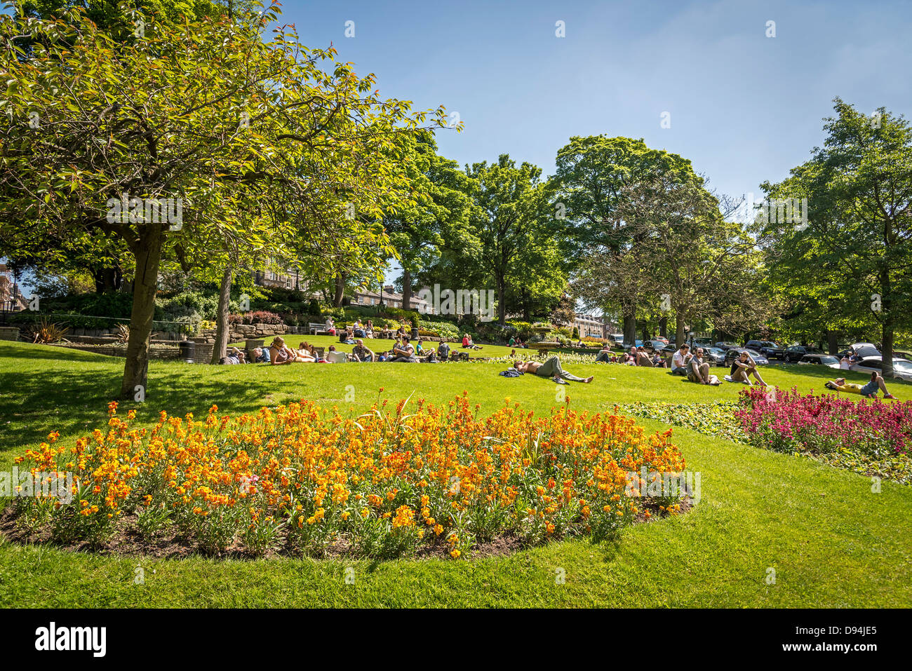 The Montpellier Gardens in the Montpellier Quarter of Harrogate, The ...