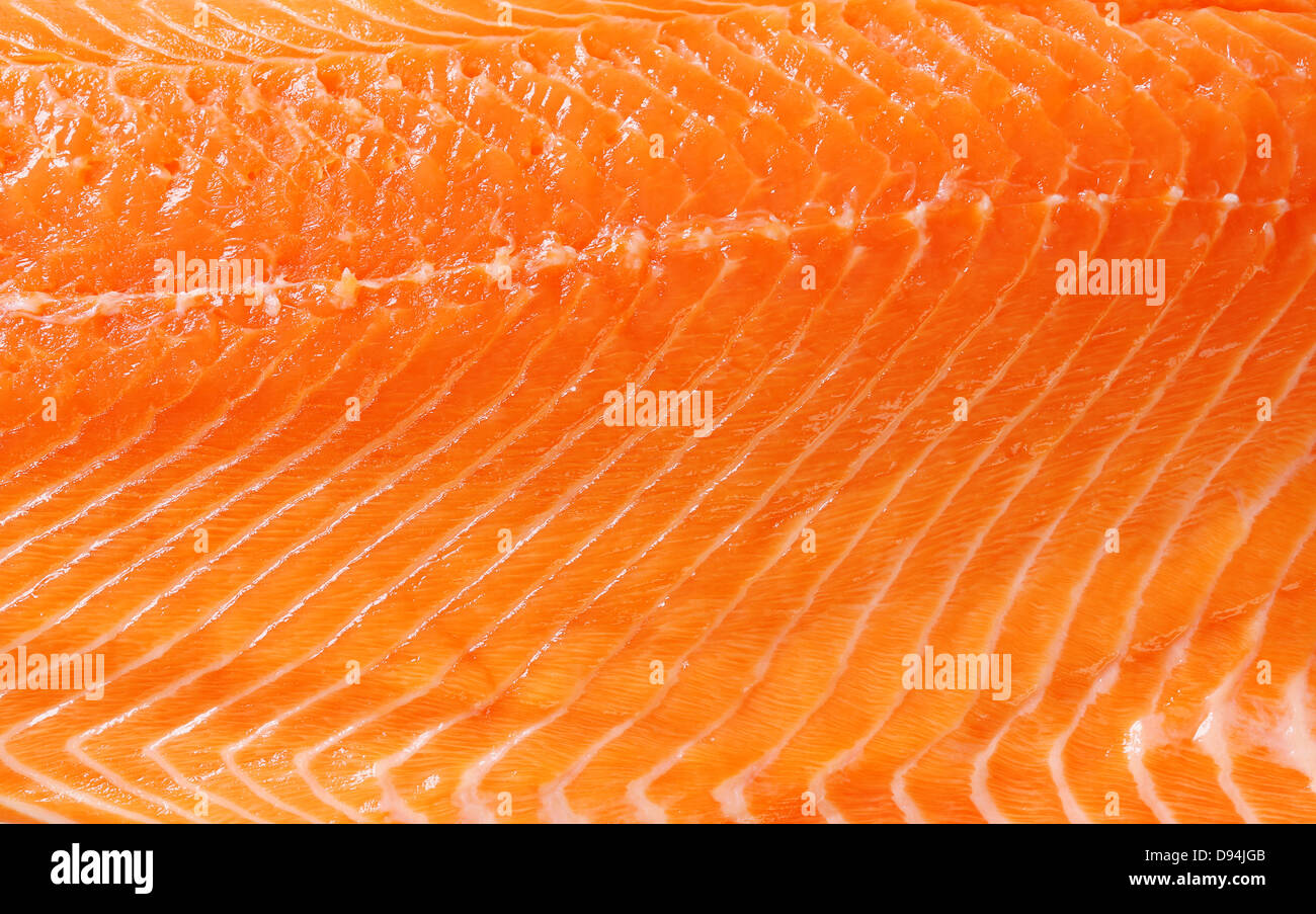 Full frame background of raw salmon Stock Photo - Alamy