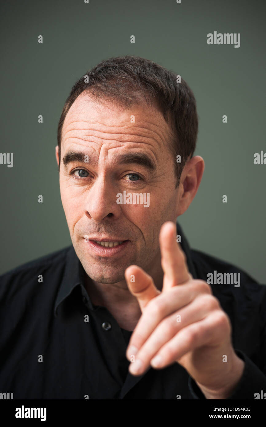 Head and Shoulders Protrait of Mature Man Talking and Pointing Stock ...