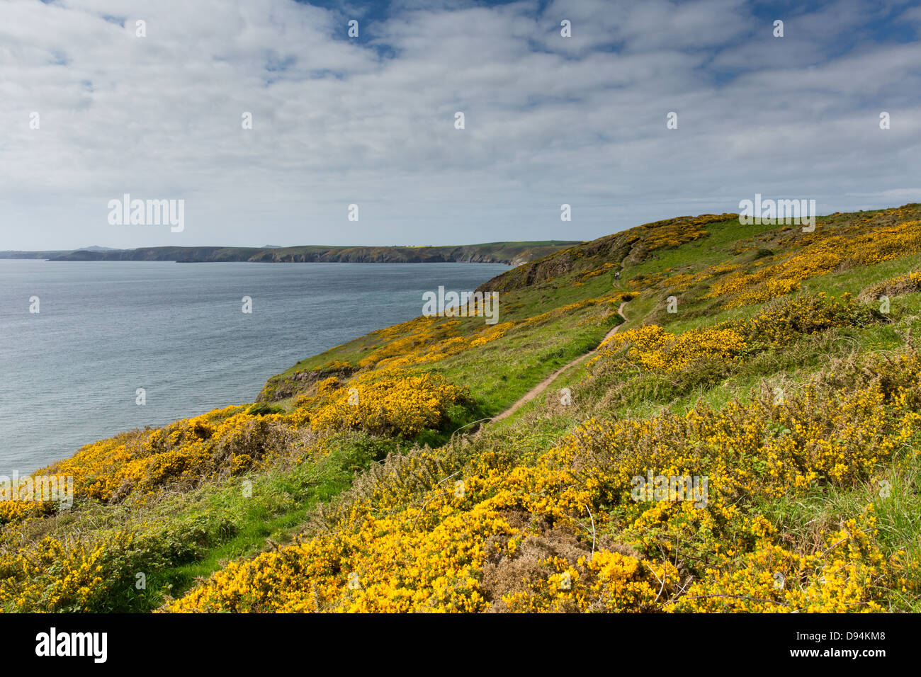 Pembrokeshire coast towards Newgale and Rickets Head St Brides Bay ...