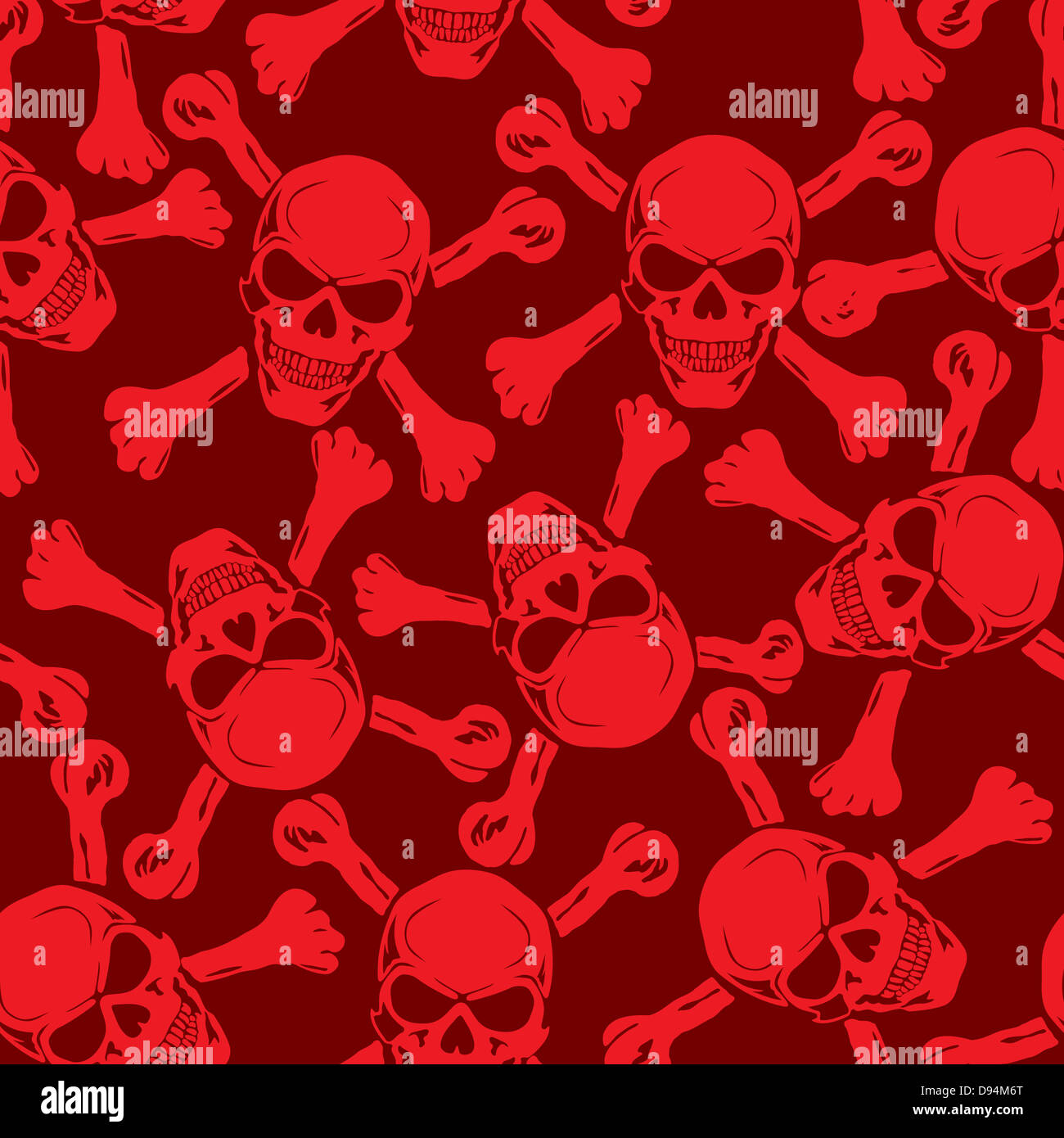 Red devil head seamless hi-res stock photography and images - Alamy