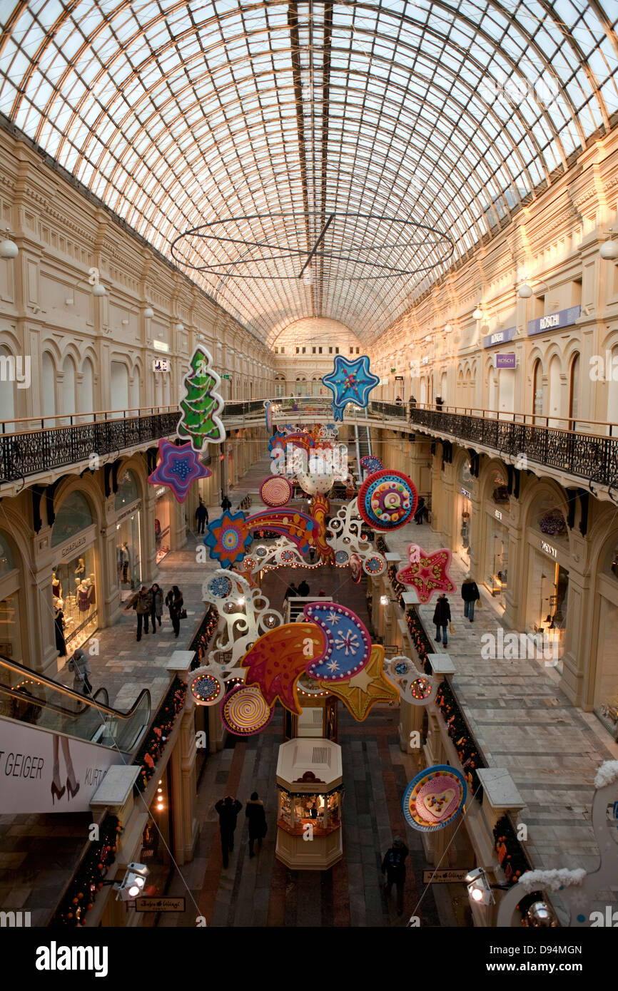 gum department store, moscow, russia Stock Photo - Alamy