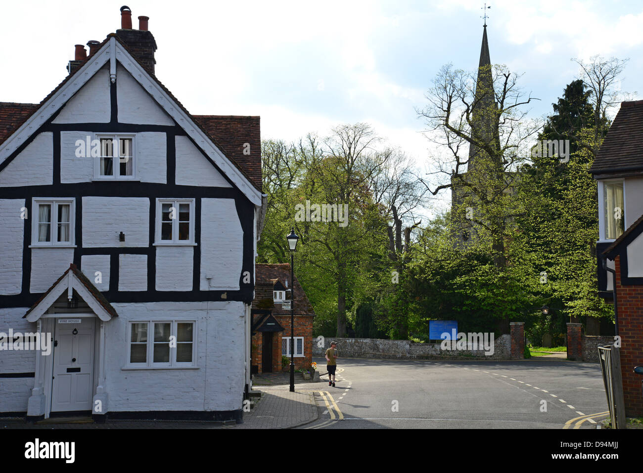 Parish Church of St Mary from Church Street, Princes Risborough ...
