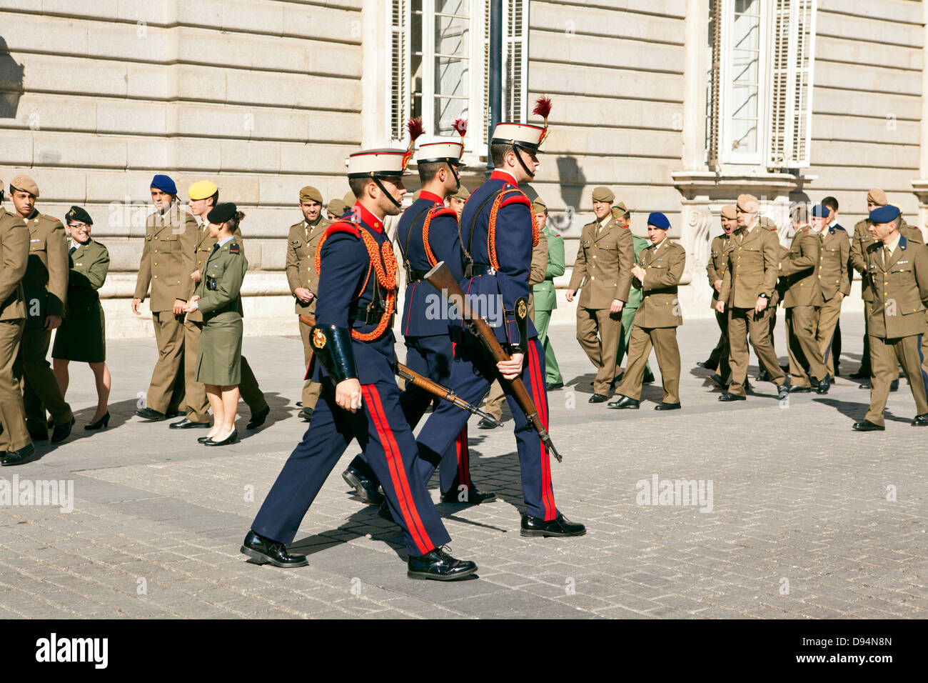 Spanish royal guard on in hi-res stock photography and images - Alamy