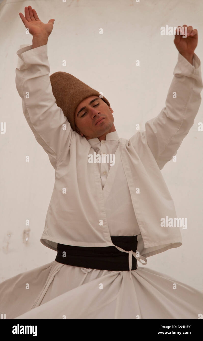 Whirling dervish dancing in the city of Konya, Turkey Stock Photo - Alamy