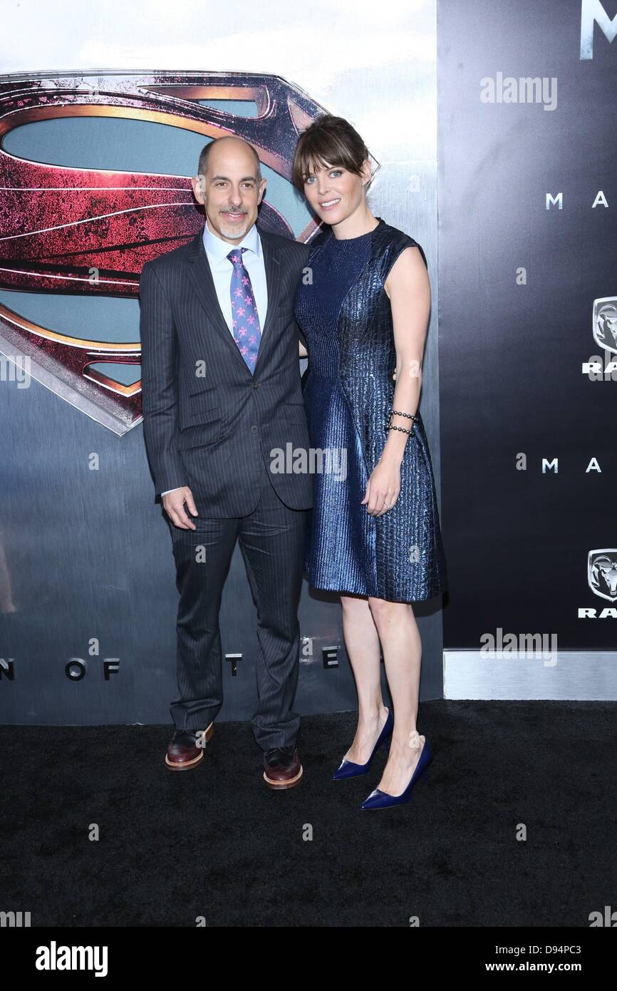 New York, USA. 10th June 2013. David S. Goyer at arrivals for MAN OF ...