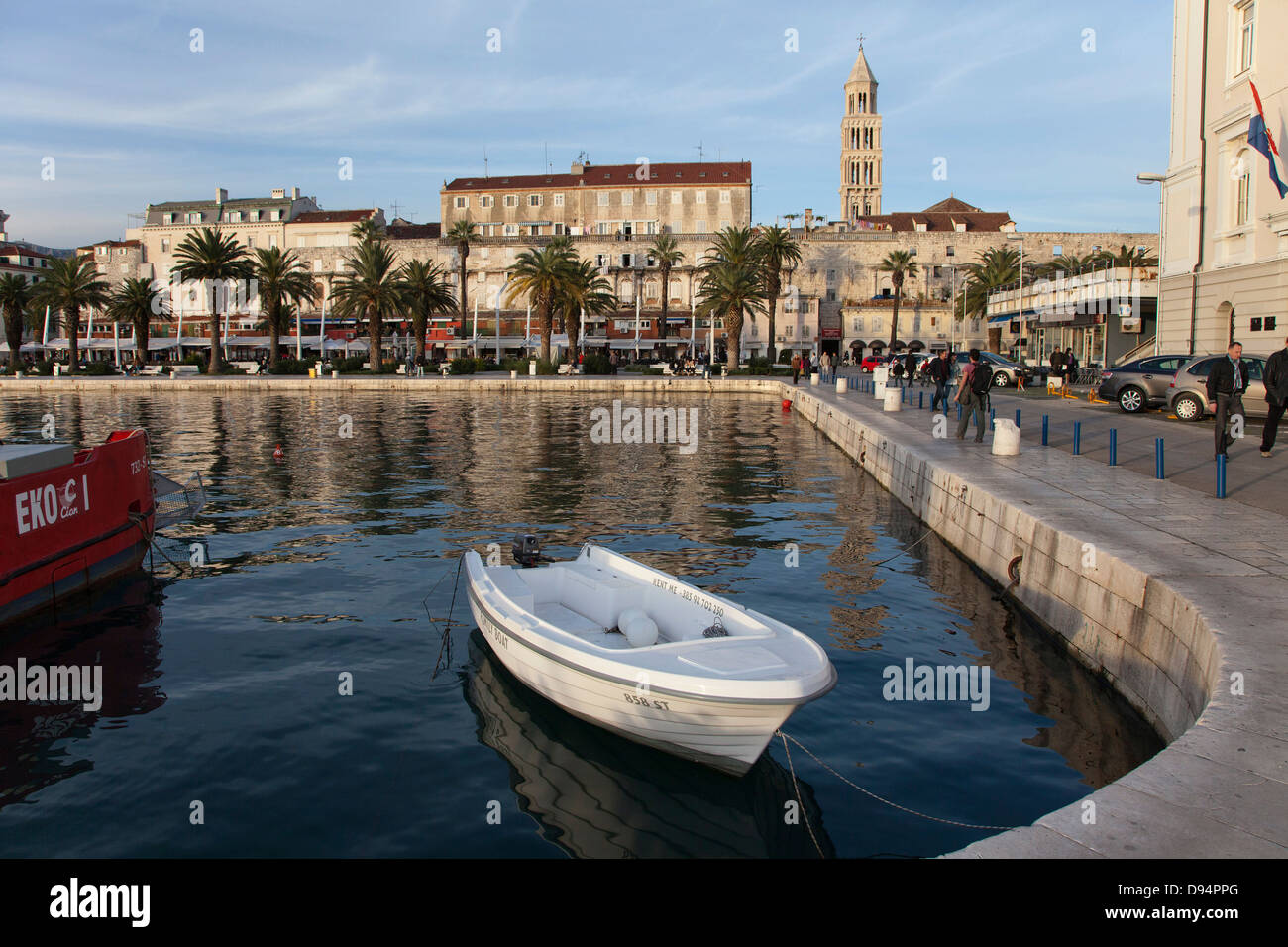 The scenic Split Harbour in Split, Croatia Stock Photo - Alamy
