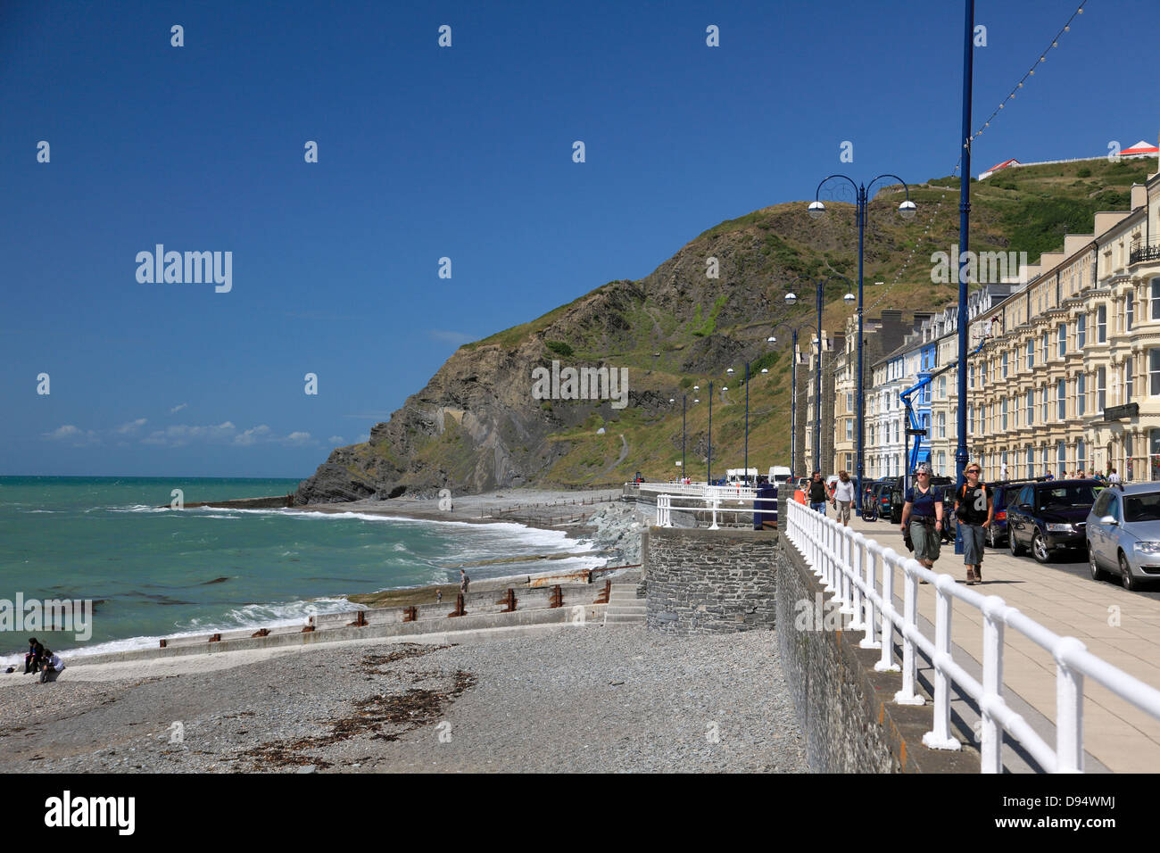 Aberystwyth promenade university hi-res stock photography and images ...