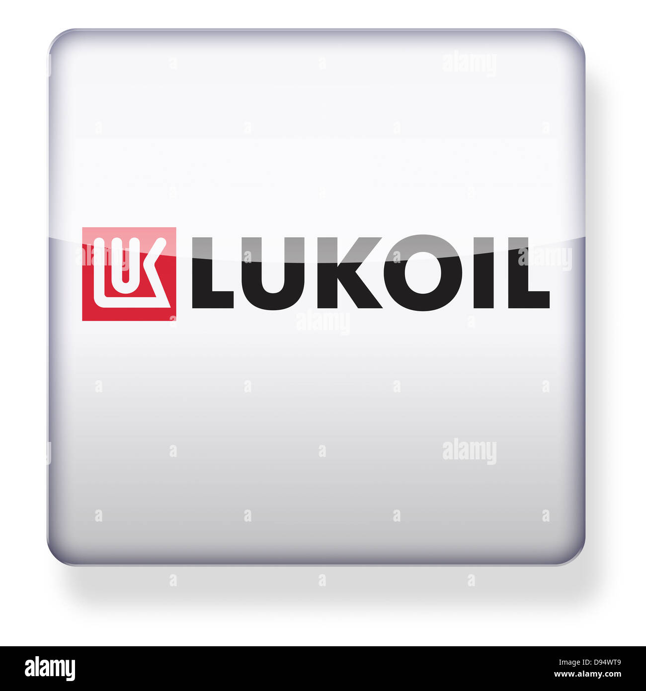 Lukoil logo as an app icon. Clipping path included Stock Photo - Alamy