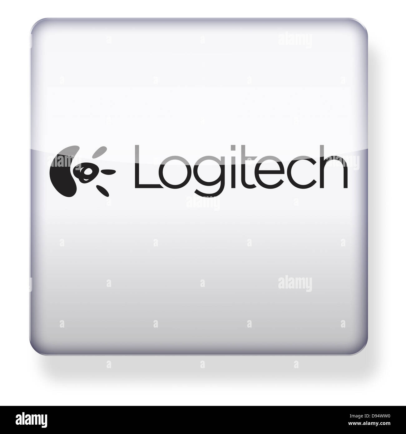 Logitech logo as an app icon. Clipping path included Stock Photo - Alamy