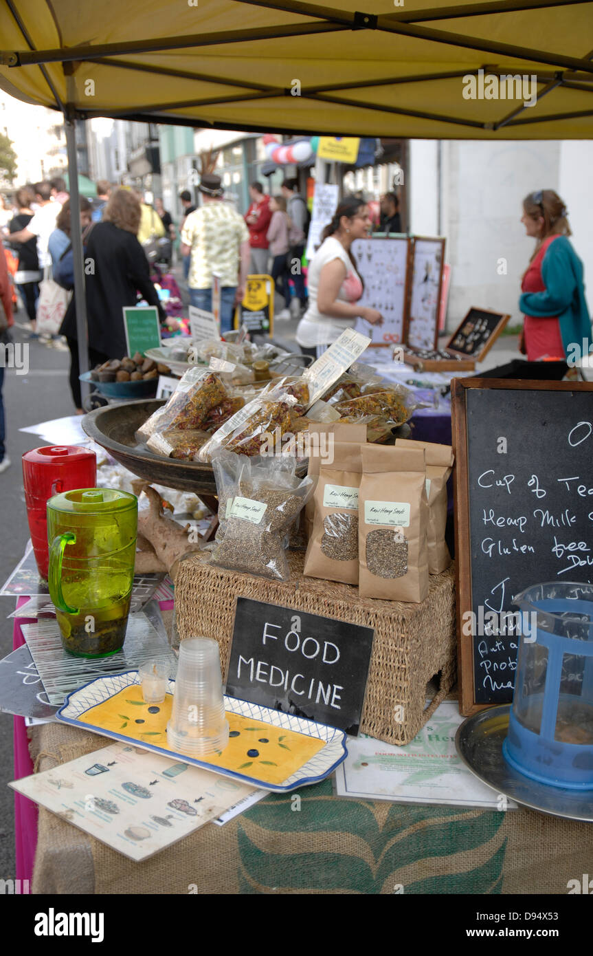 Nuts, seeds & dried fruit stall Stock Photo - Alamy