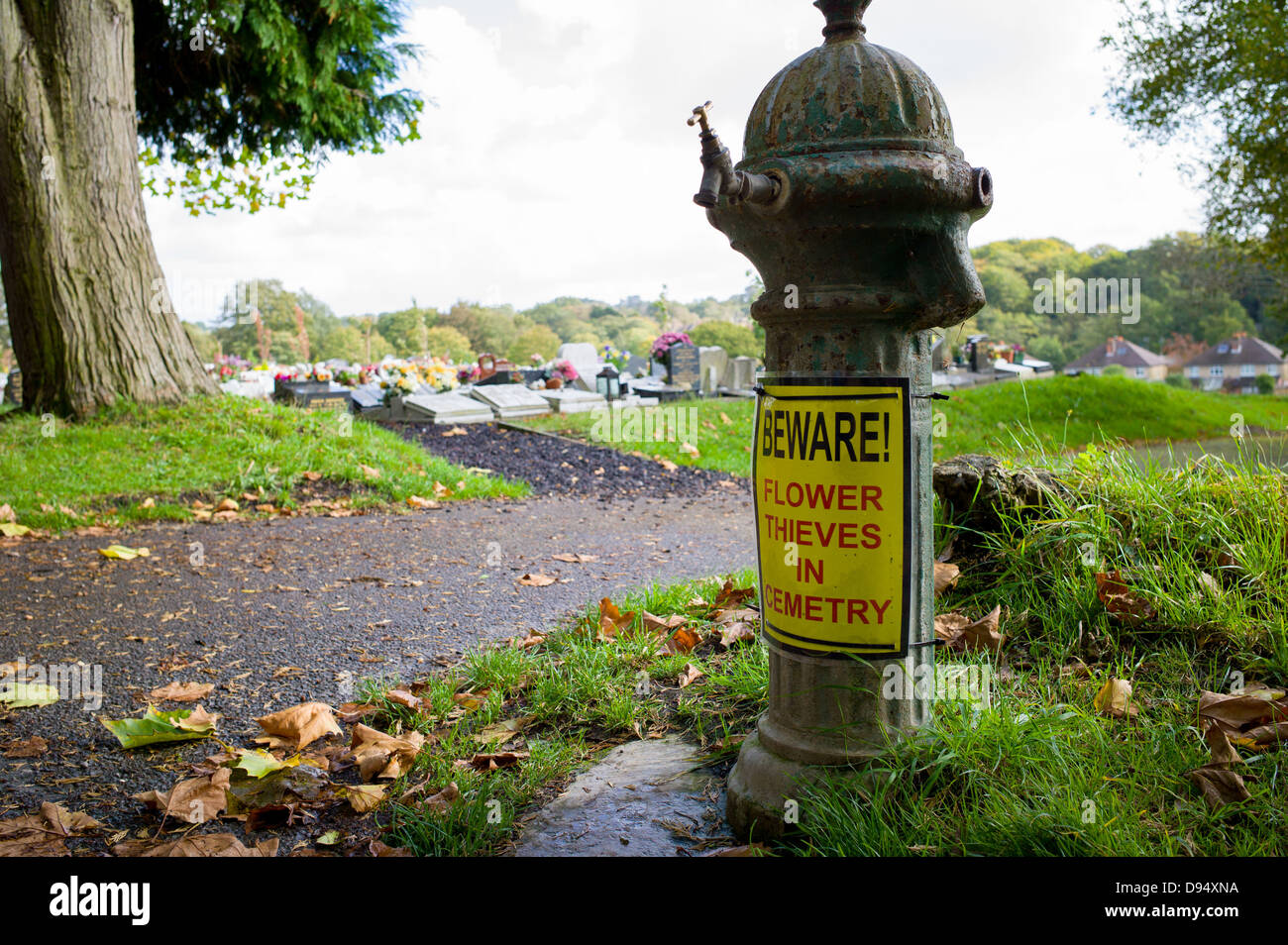 Thieves beware warning sign in hi-res stock photography and images - Alamy
