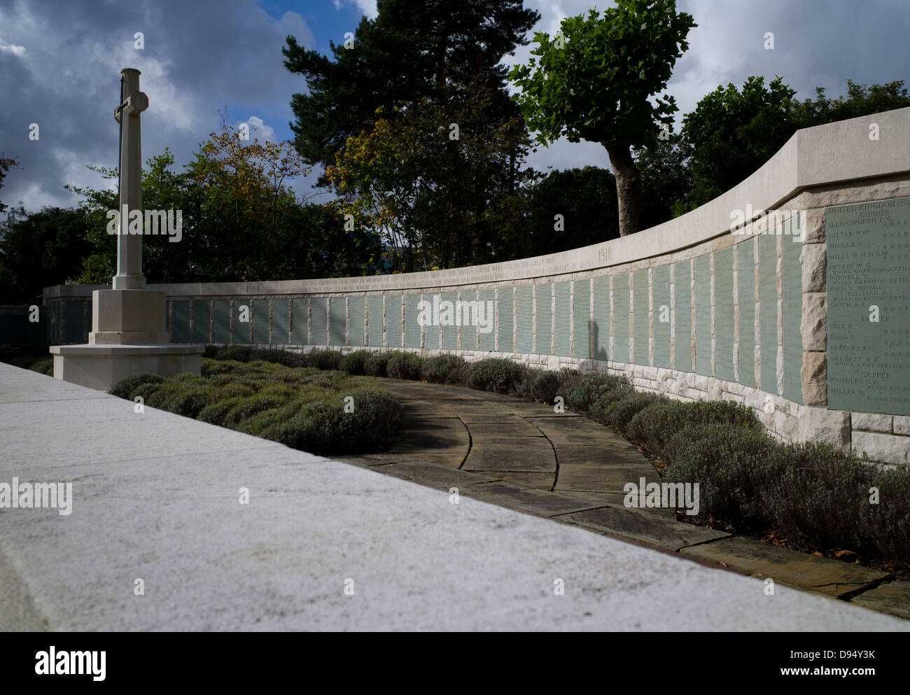 WW1 monument war memorial at Hollybrook cemetry Southampton england ...