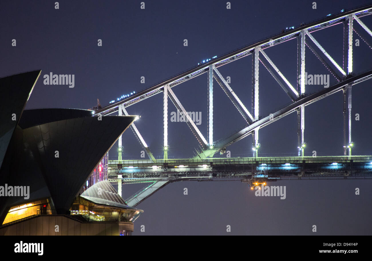 Sydney Opera House At Night Up Close