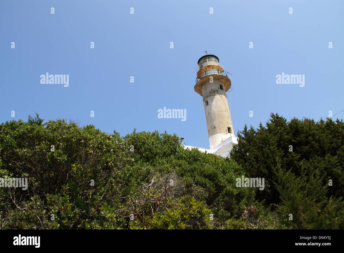 Lighthouse, Cape Ducato, Lefkada, Ionian Island, Greece Stock Photo - Alamy