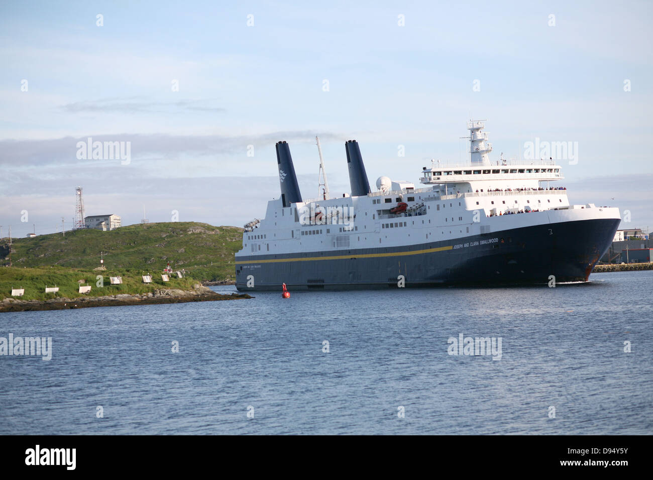 The Joseph and Clara Smallwood a Marine Atlantic Ferry Boat is ...