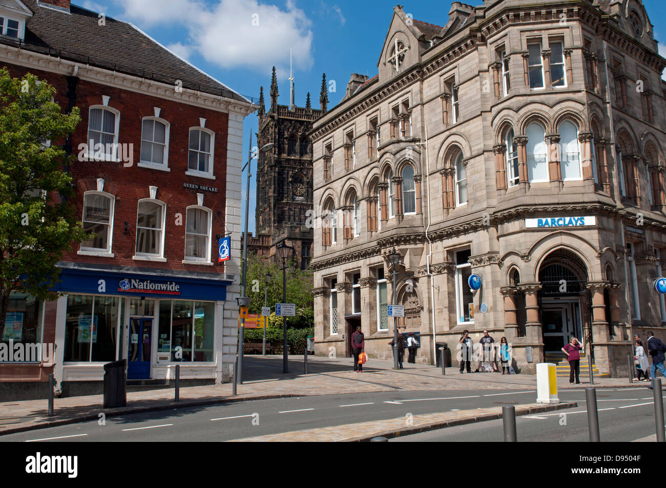 Queen Square, Wolverhampton, West Midlands, England, UK Stock Photo - Alamy