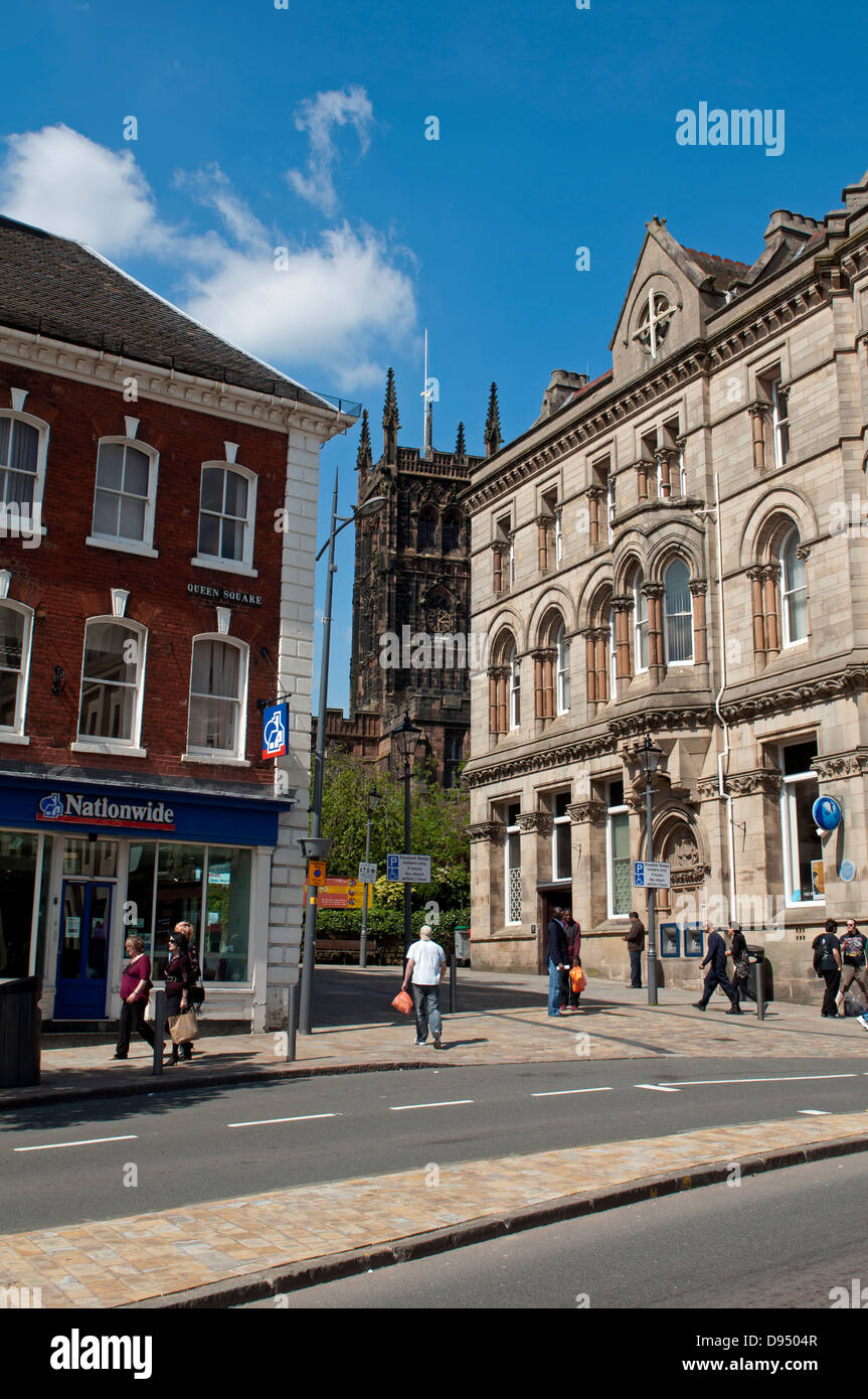 Queen Square, Wolverhampton, West Midlands, England, UK Stock Photo - Alamy