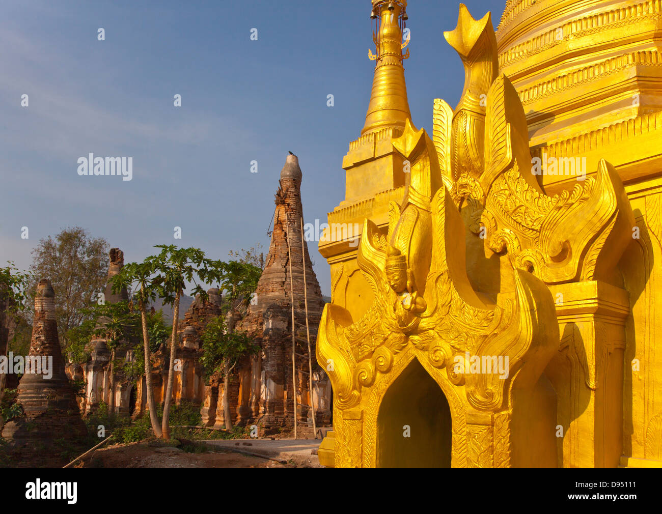 NYAUNG OHAK and SHWE INN THEIN are located at INDEIN and consist of ...